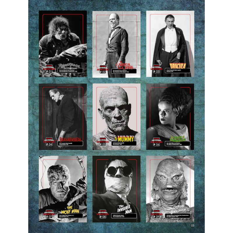THE FORCE UNIVERSAL MONSTERS CARDS COLLECTION